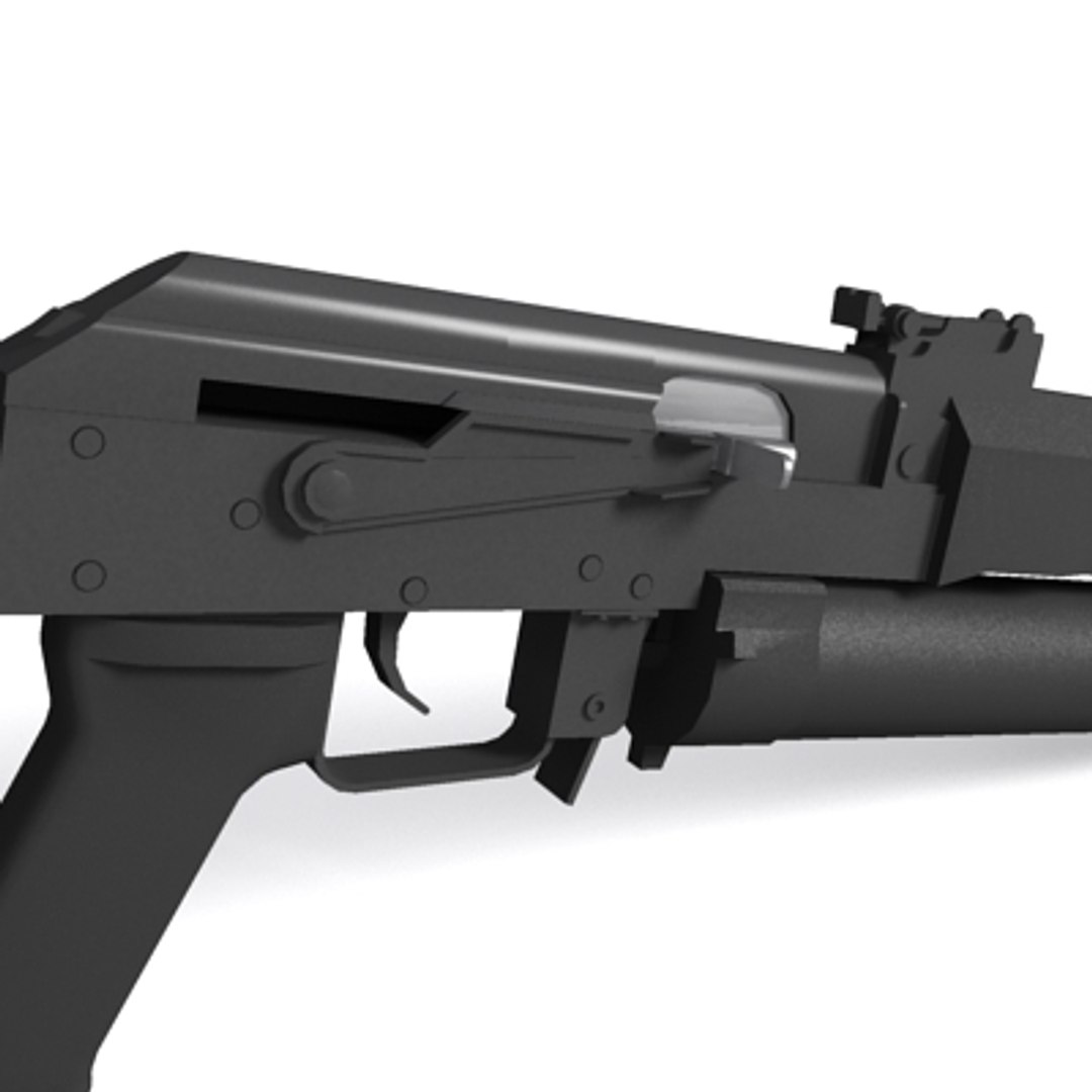 3d Pp-19 Bizon Submachine Gun