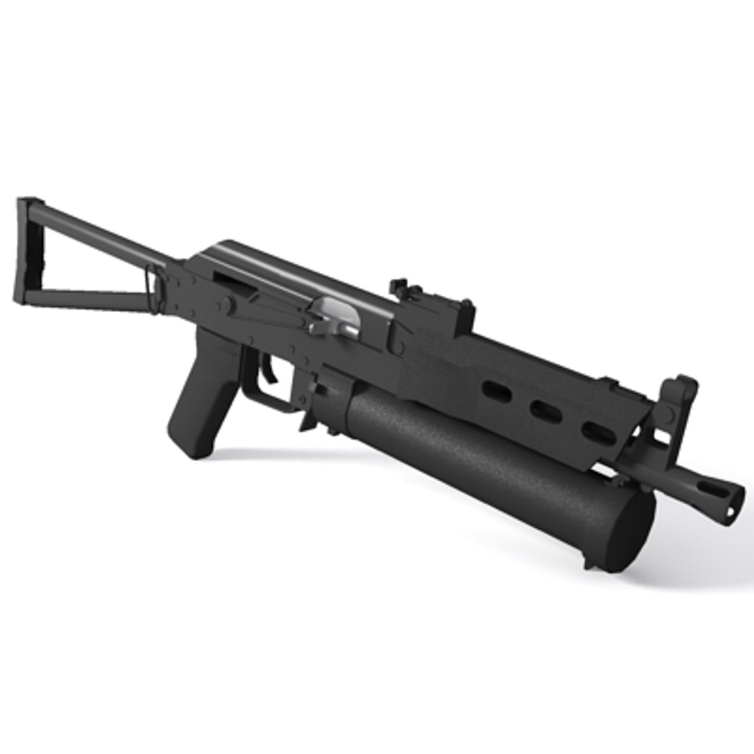 3d Pp-19 Bizon Submachine Gun