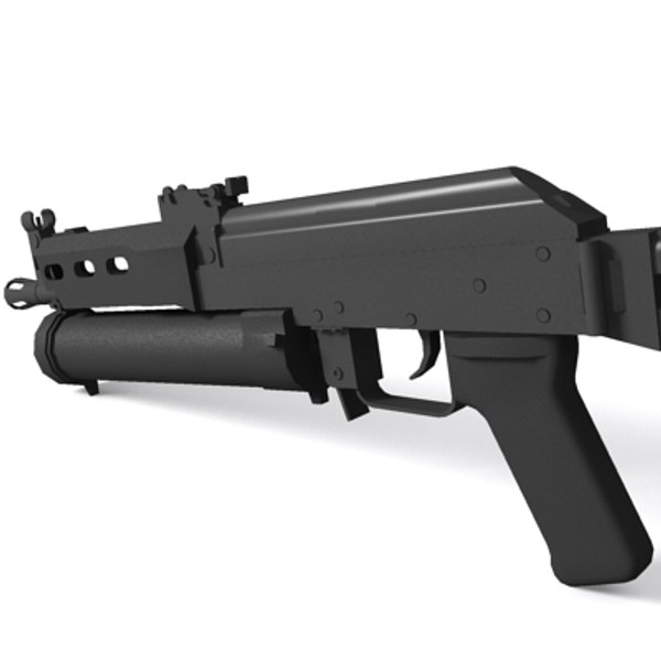 3d pp-19 bizon submachine gun