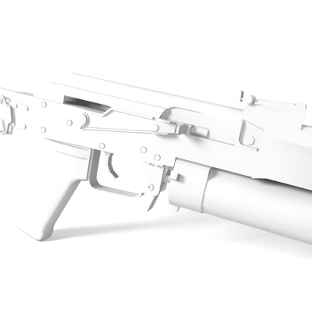 3d Pp-19 Bizon Submachine Gun