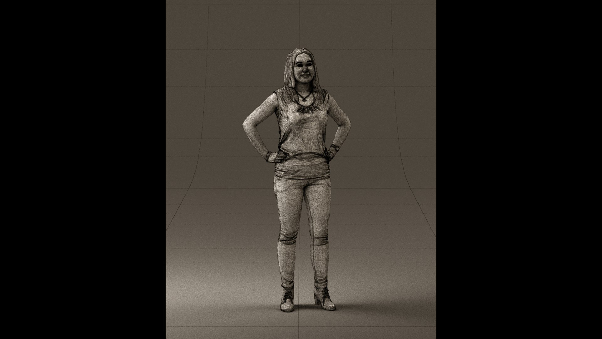 Scanned realistic human 3D model - TurboSquid 1702795