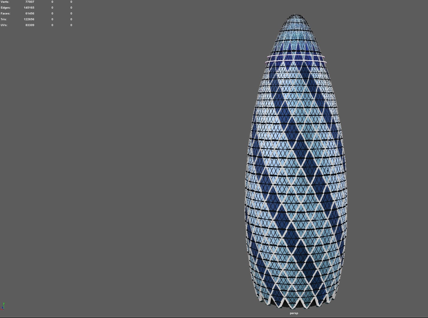 3D London Gherkin - TurboSquid 1285419