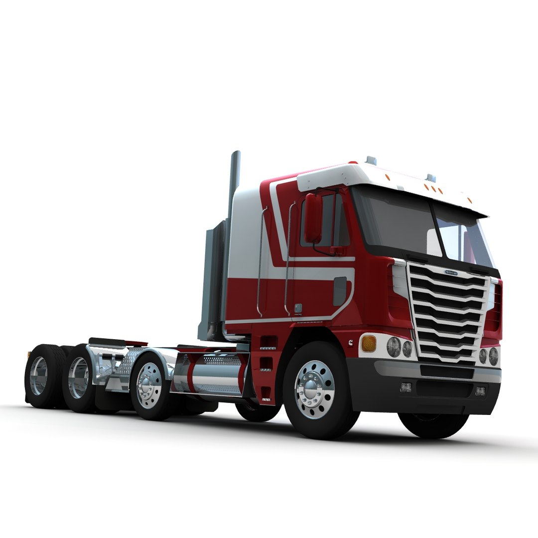 3d Model Freightliner Argosy Truck 2014