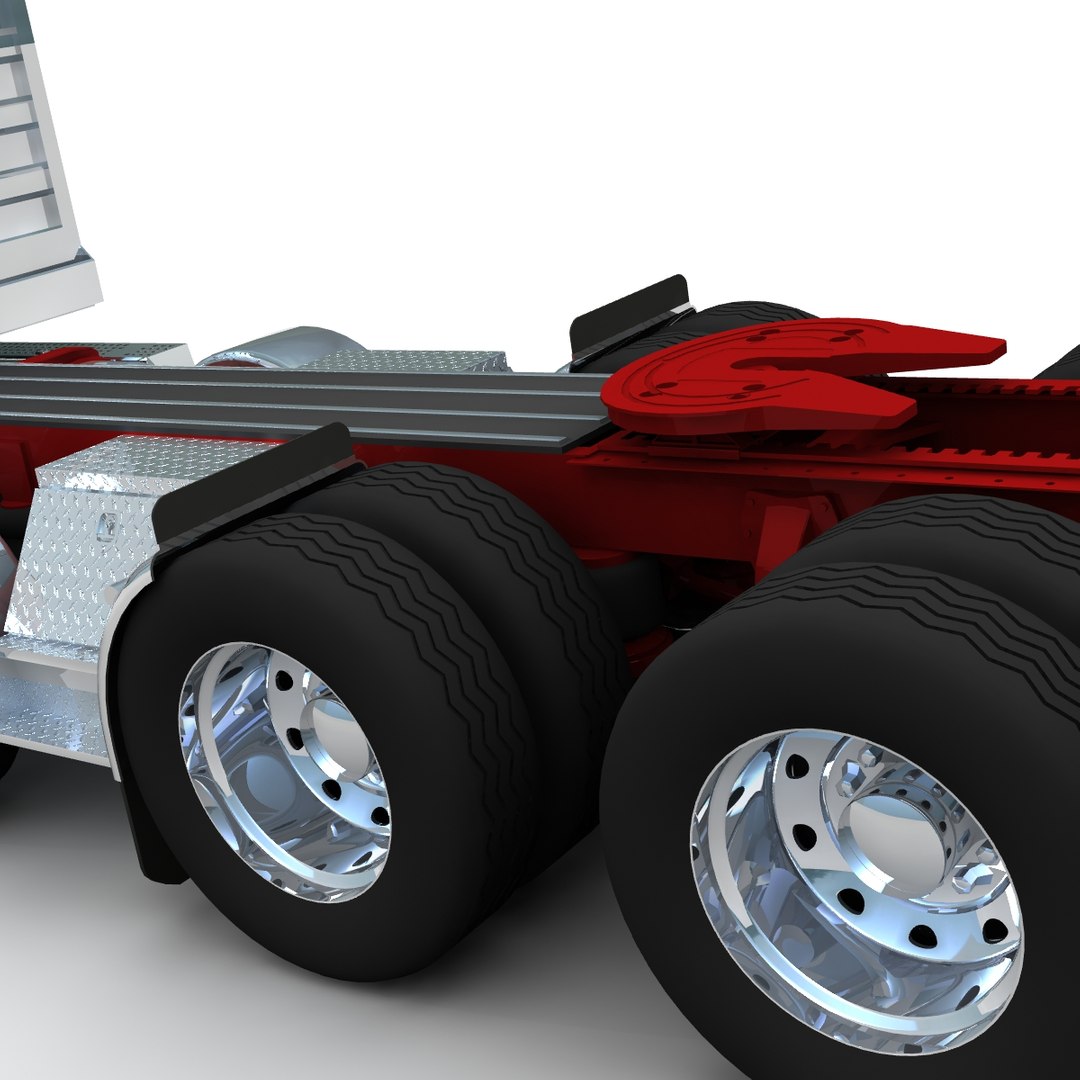 3d Model Freightliner Argosy Truck 2014