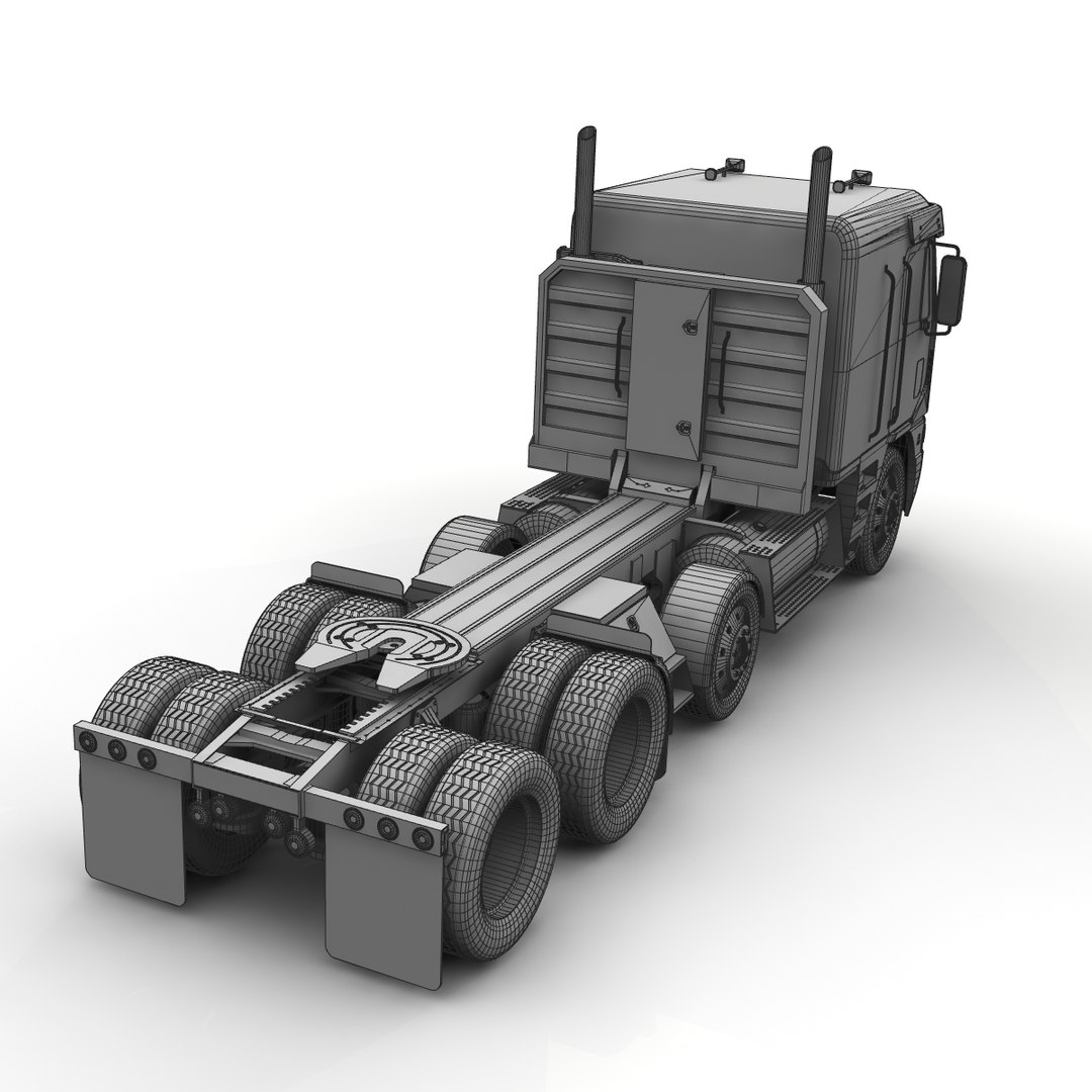 3d Model Freightliner Argosy Truck 2014