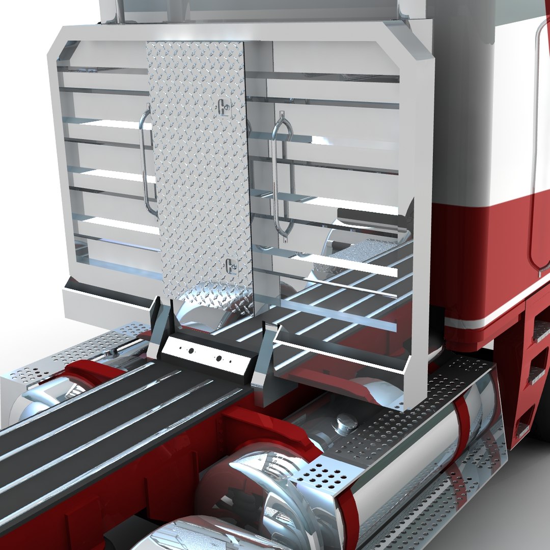 3d Model Freightliner Argosy Truck 2014