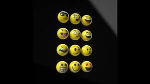 Download 3D Smiley Face USD Models - TurboSquid