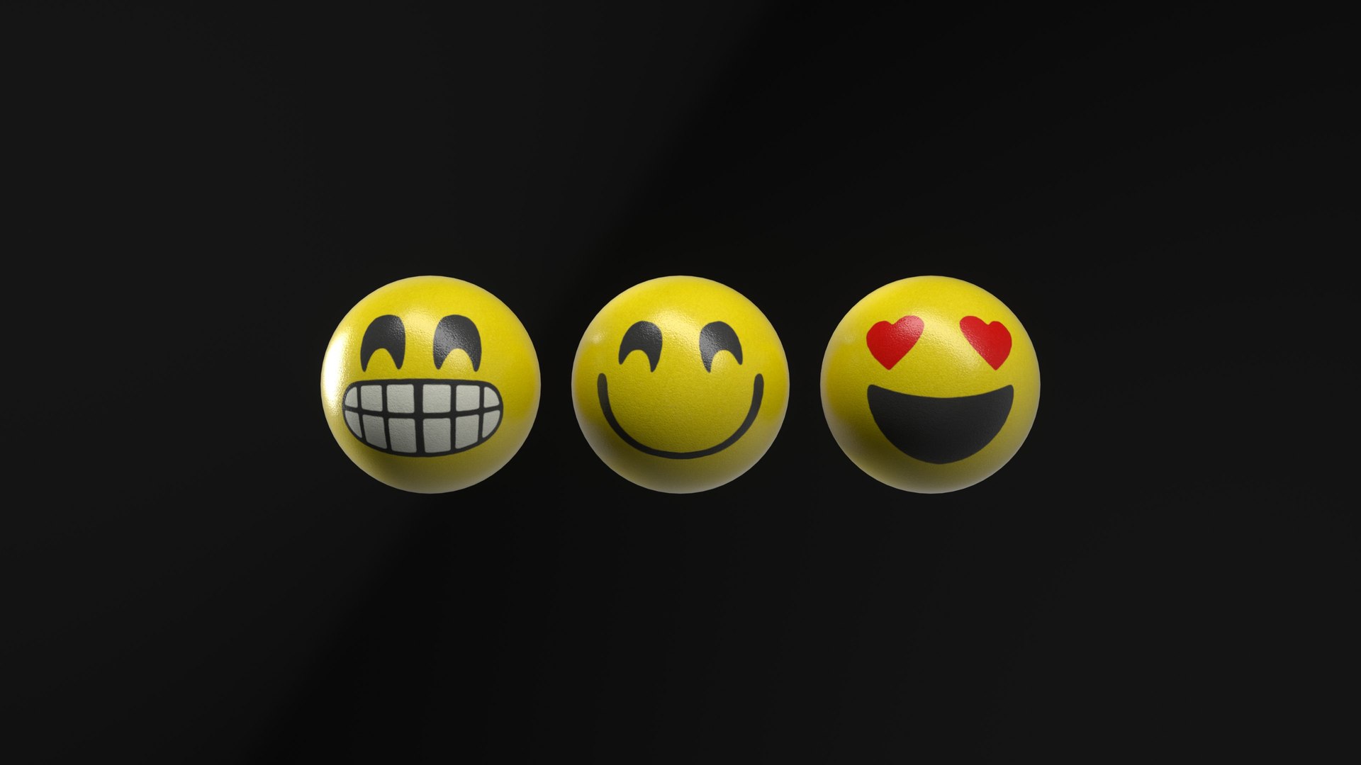 3D model Smiley Balls Toy Pack - TurboSquid 2124962