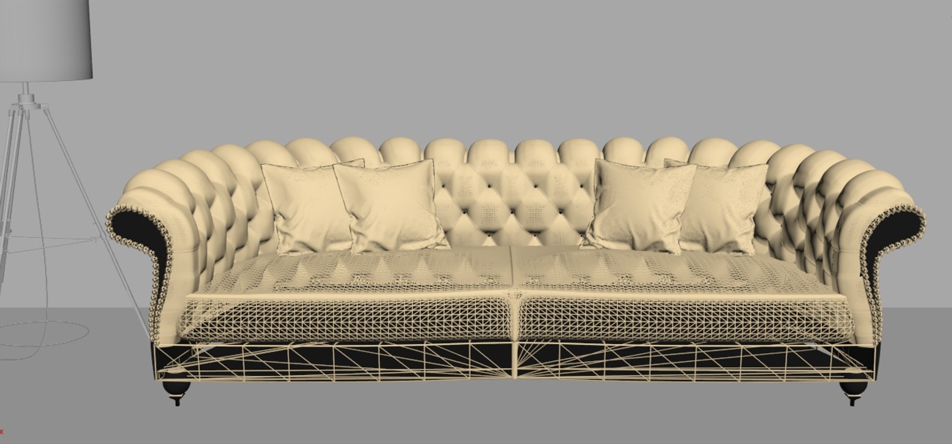 3D Armchair Capitone Model - TurboSquid 1373175