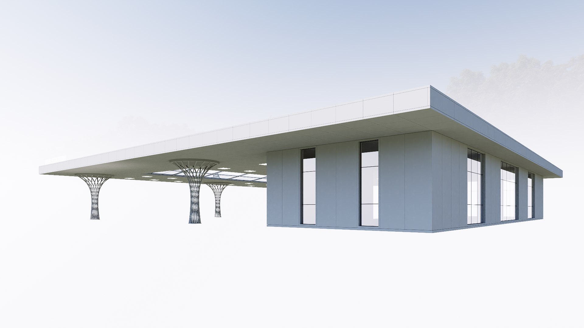 Bus Station 3D Model - TurboSquid 2350138
