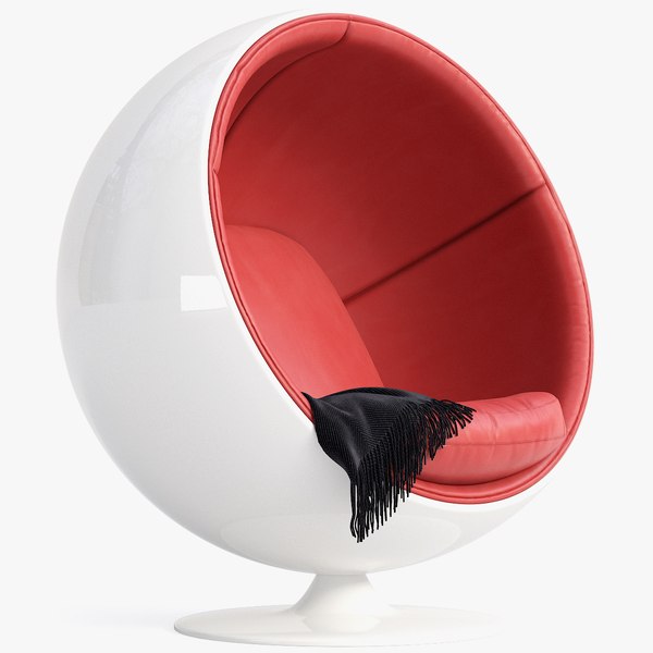 3d sphere chair model