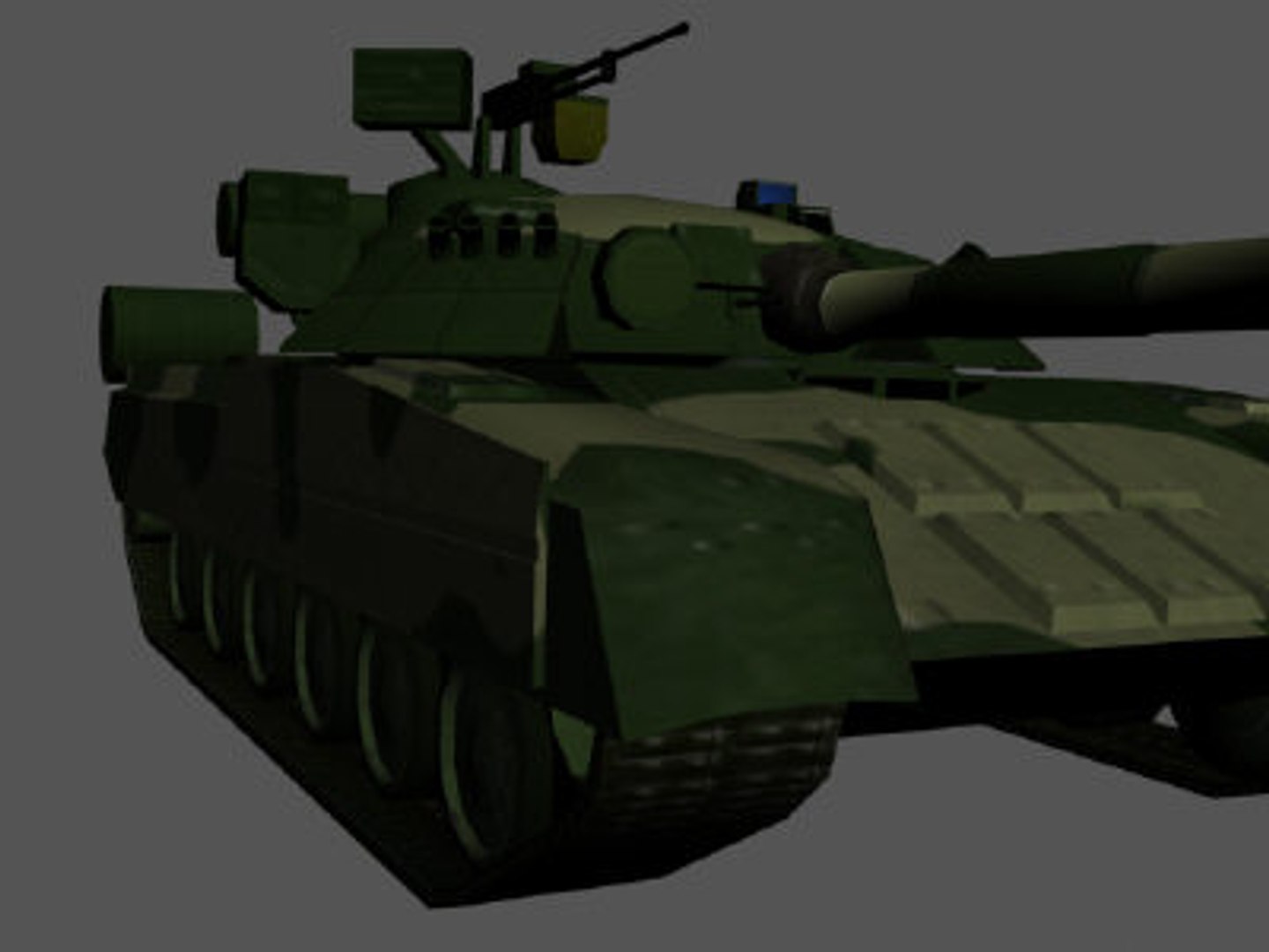 3d Soviet T80 Model