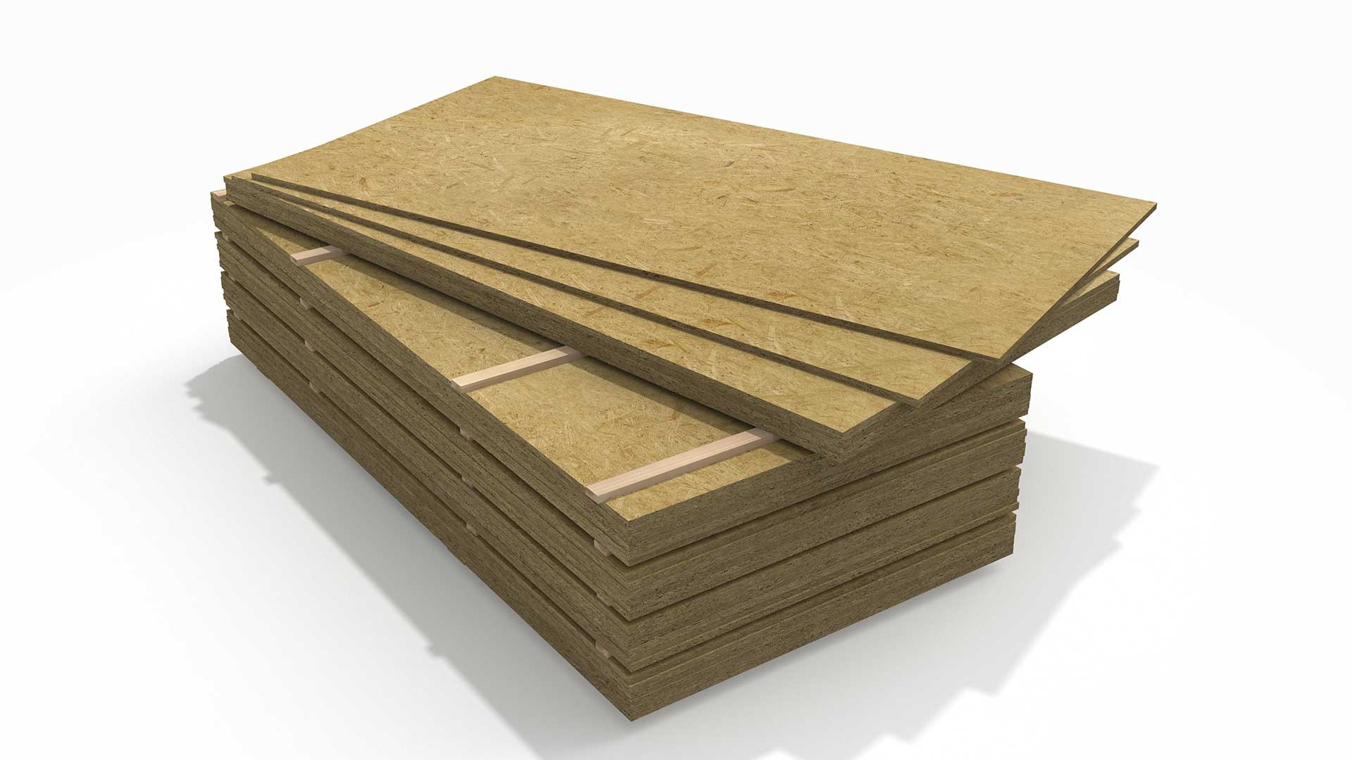 3D Stack Of Plywoods Chipboard PBR Model - TurboSquid 2186068