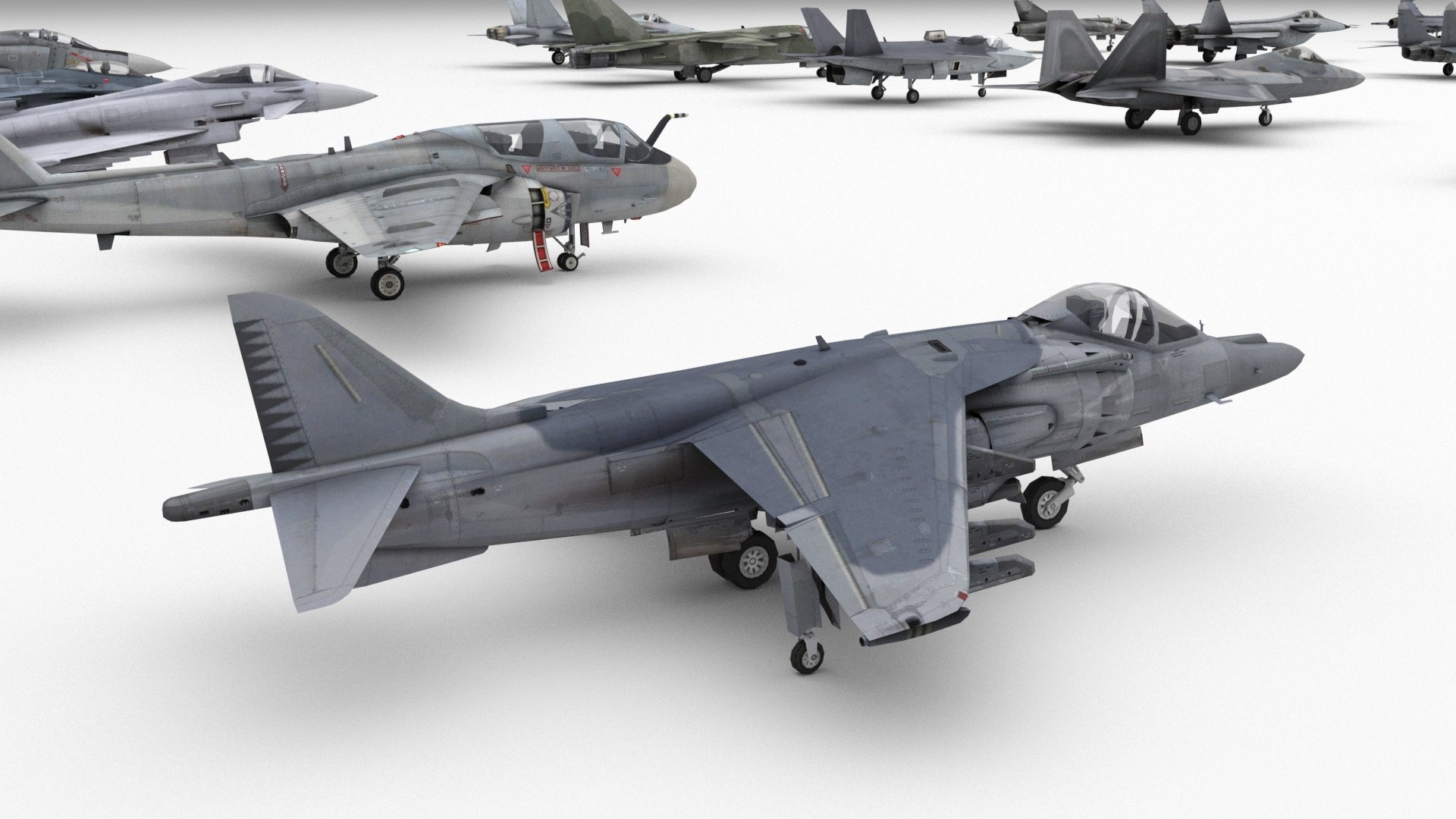 3D Model Jet Fighter Collection - TurboSquid 1748117