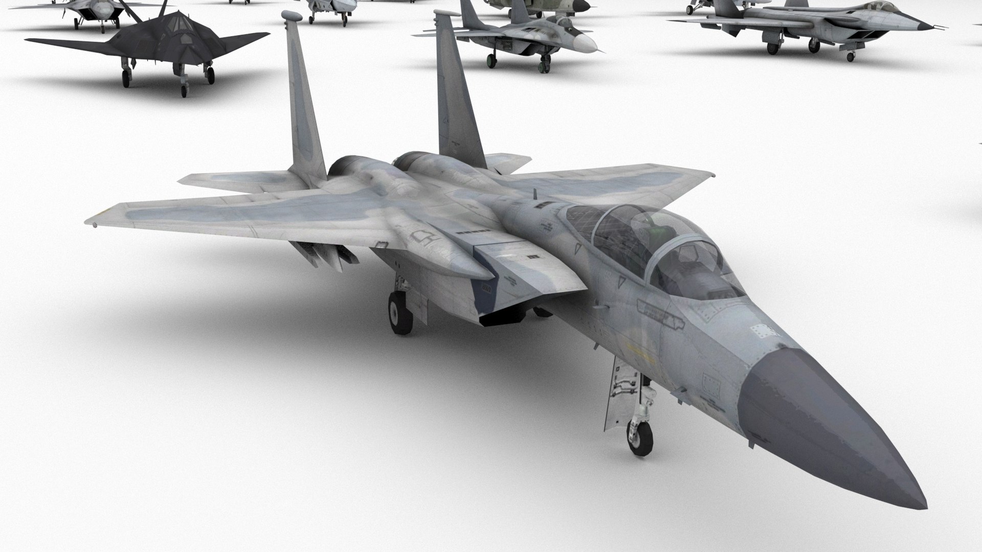 3D Model Jet Fighter Collection - TurboSquid 1748117