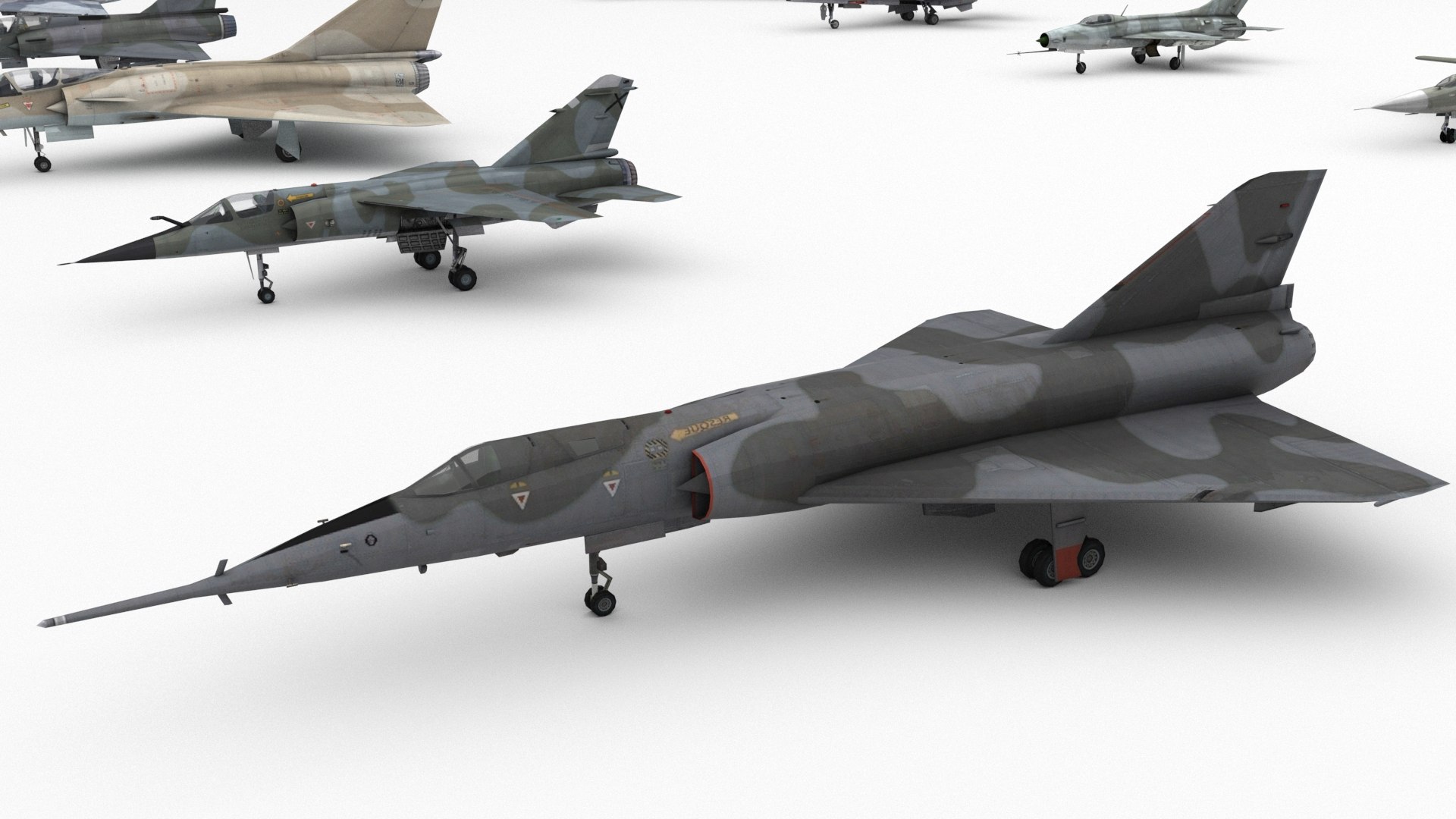 3D Model Jet Fighter Collection - TurboSquid 1748117