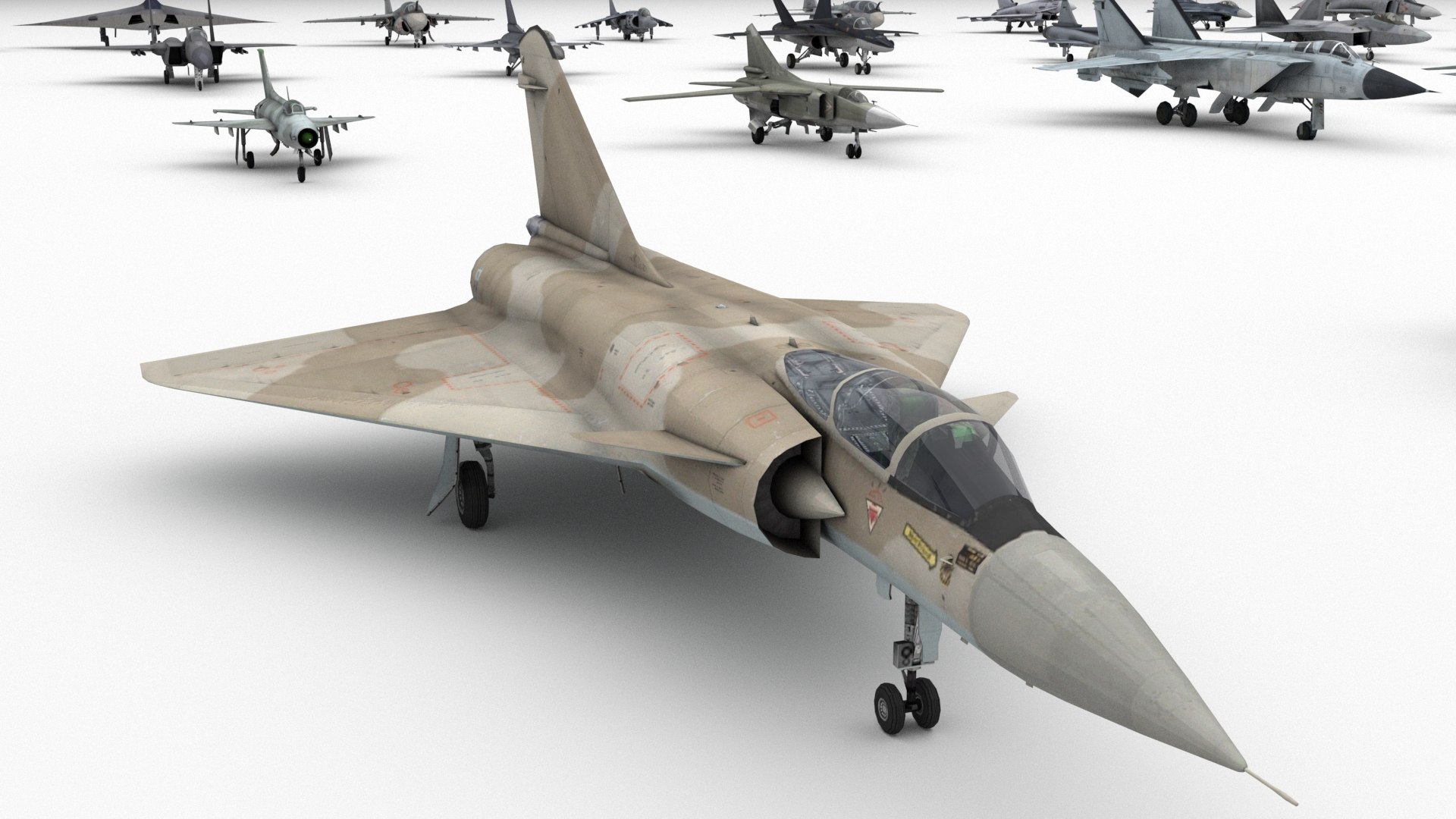 3D Model Jet Fighter Collection - TurboSquid 1748117