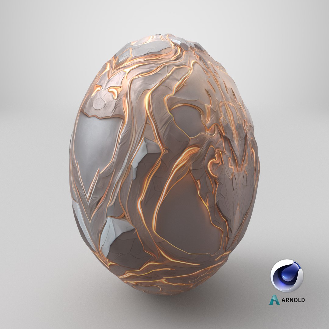 3D Fantastical Egg 1 Model - TurboSquid 2260151