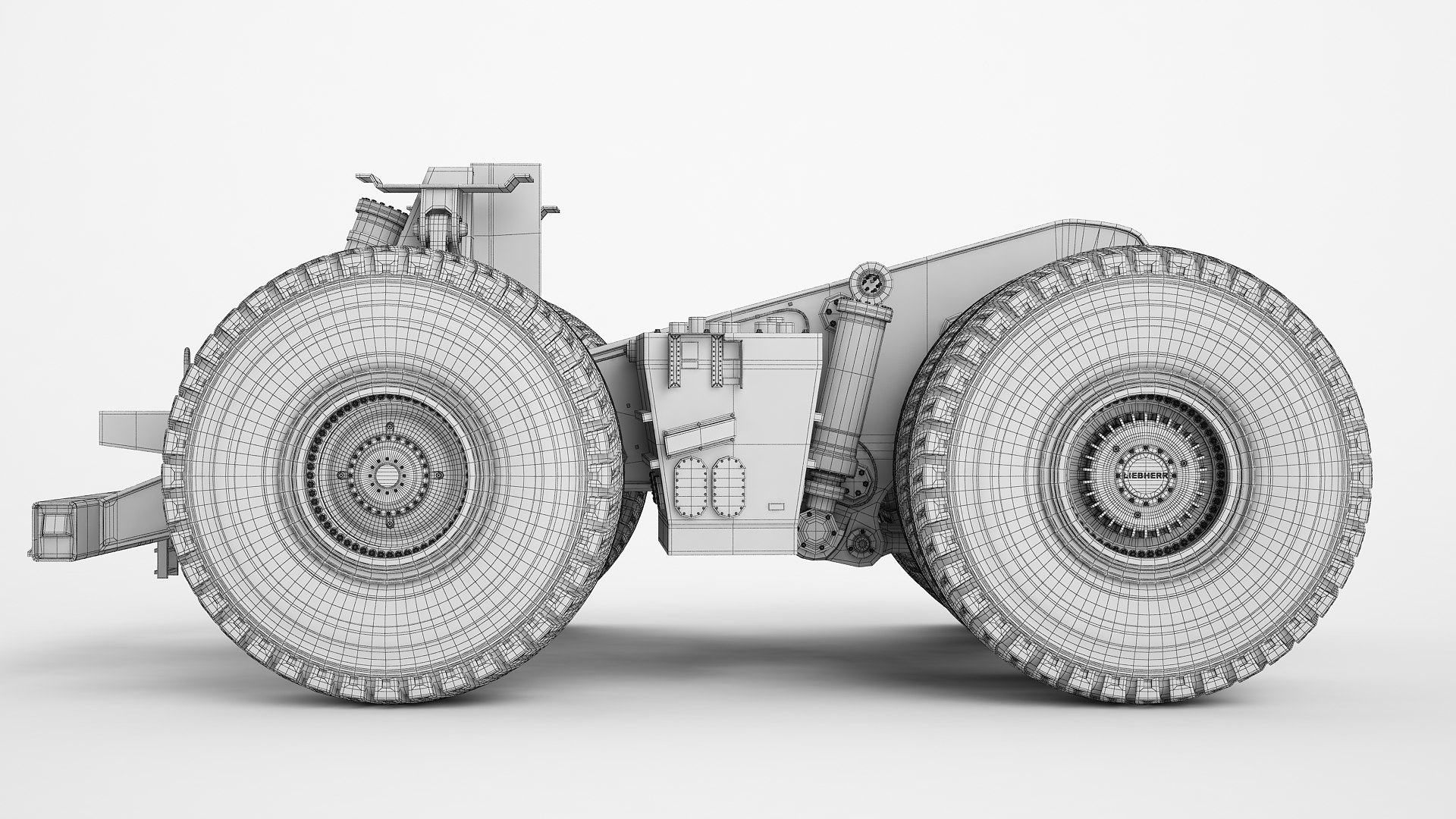 3D Model Mining Truck Chassis - TurboSquid 1563913