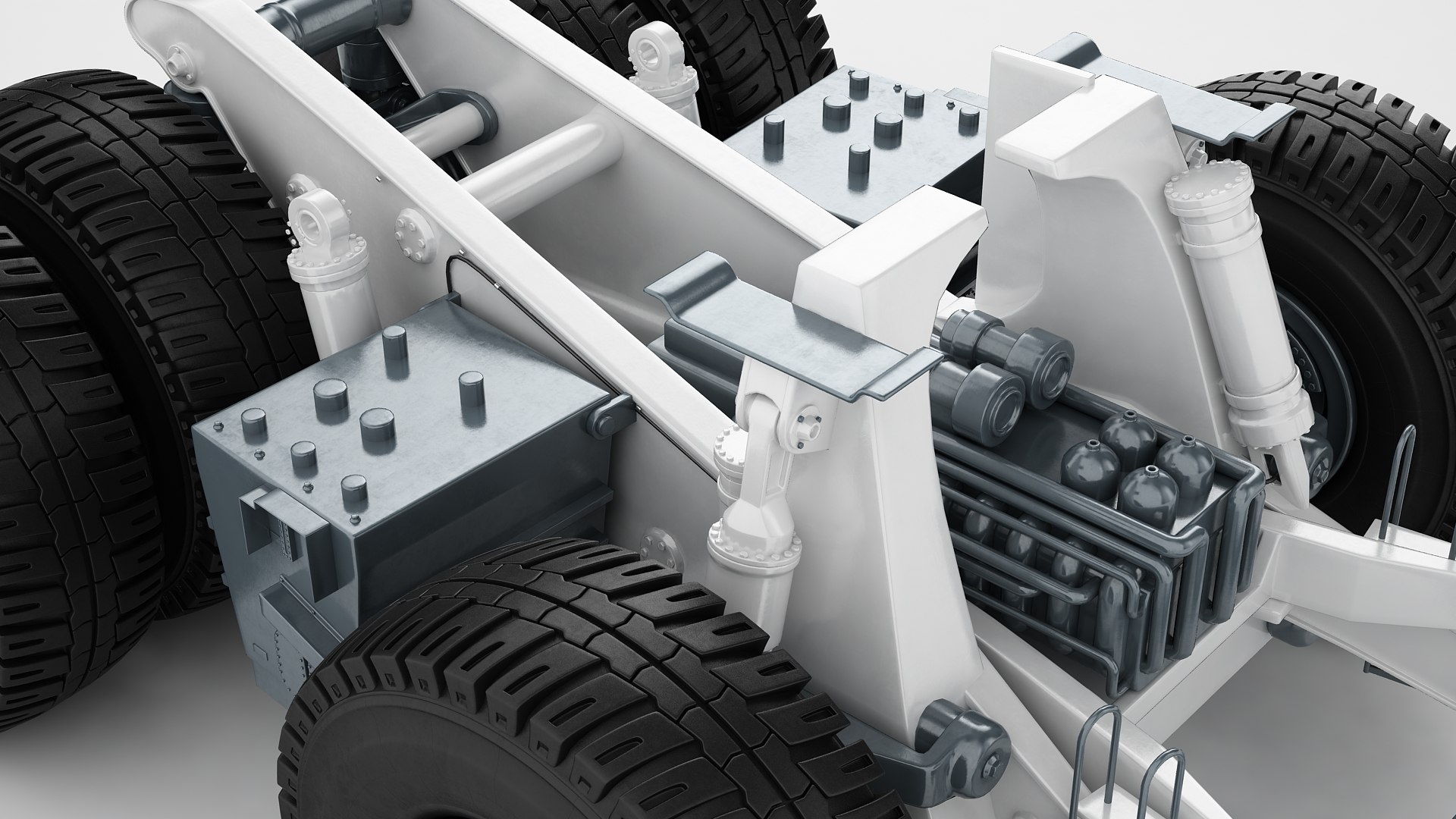 3D model mining truck chassis - TurboSquid 1563913