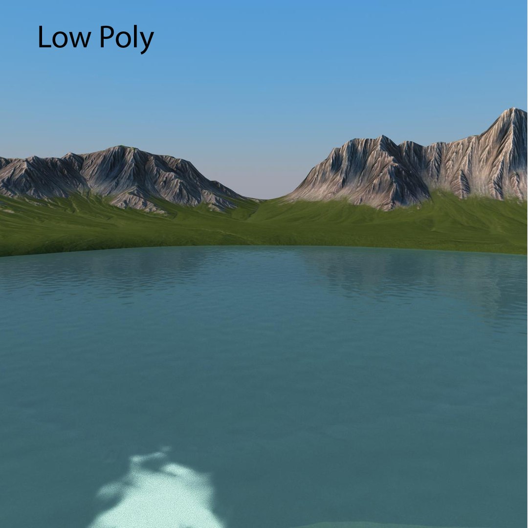 3d max mountain landscape