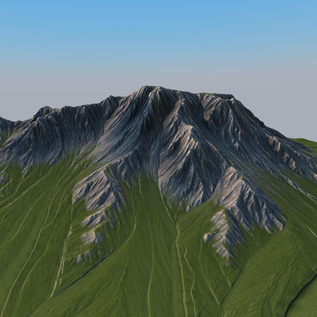 3d max mountain landscape