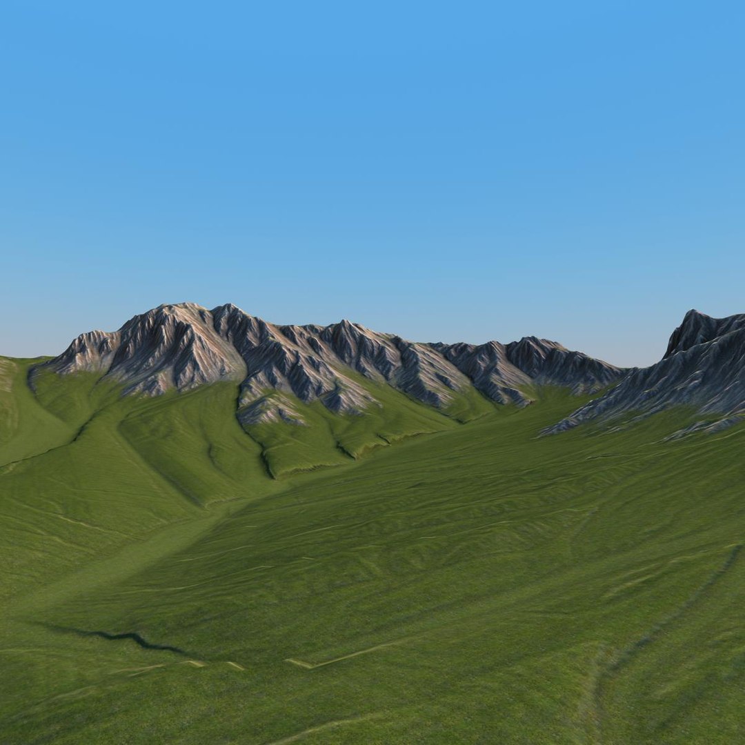 3d max mountain landscape