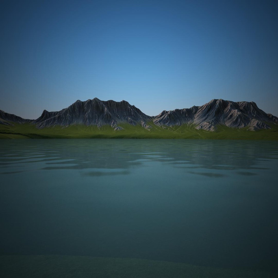 3d max mountain landscape