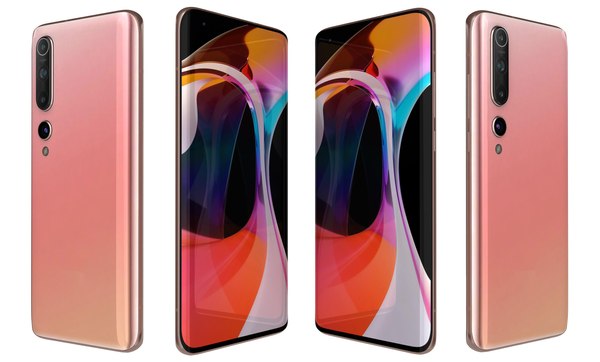 3D xiaomi mi 10 colors model - TurboSquid 1634375