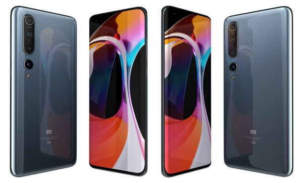 3D xiaomi mi 10 colors model - TurboSquid 1634375