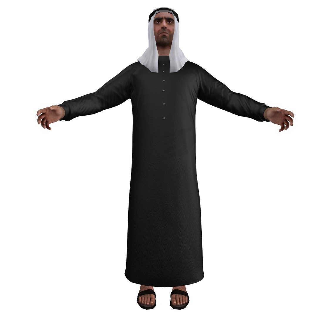3d Model Arab Man