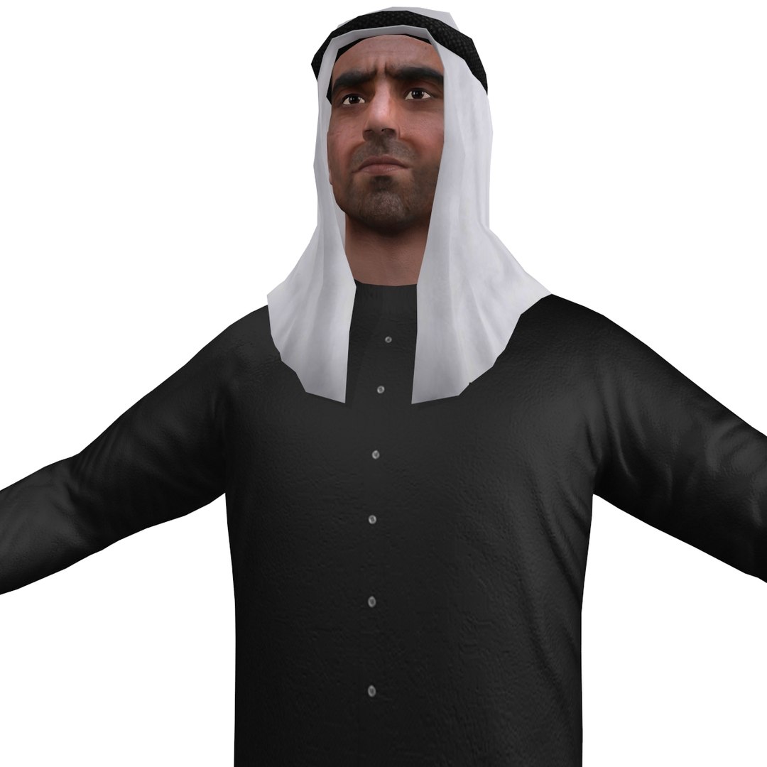 3d Model Arab Man