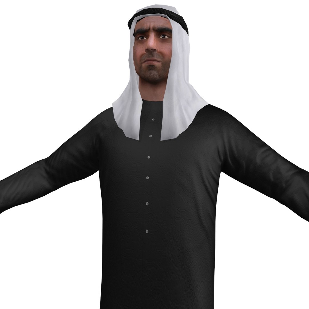 3d Model Arab Man