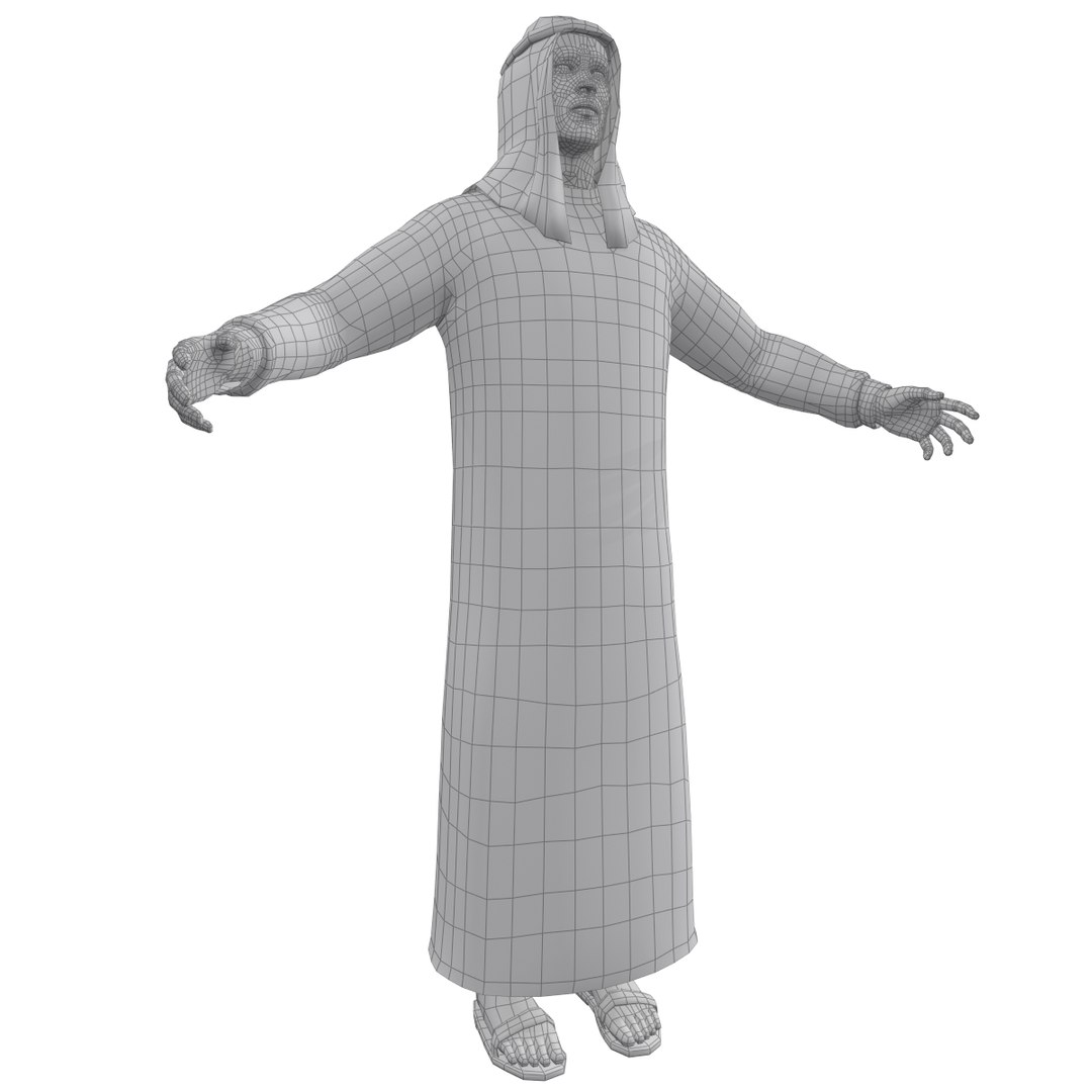 3d Model Arab Man