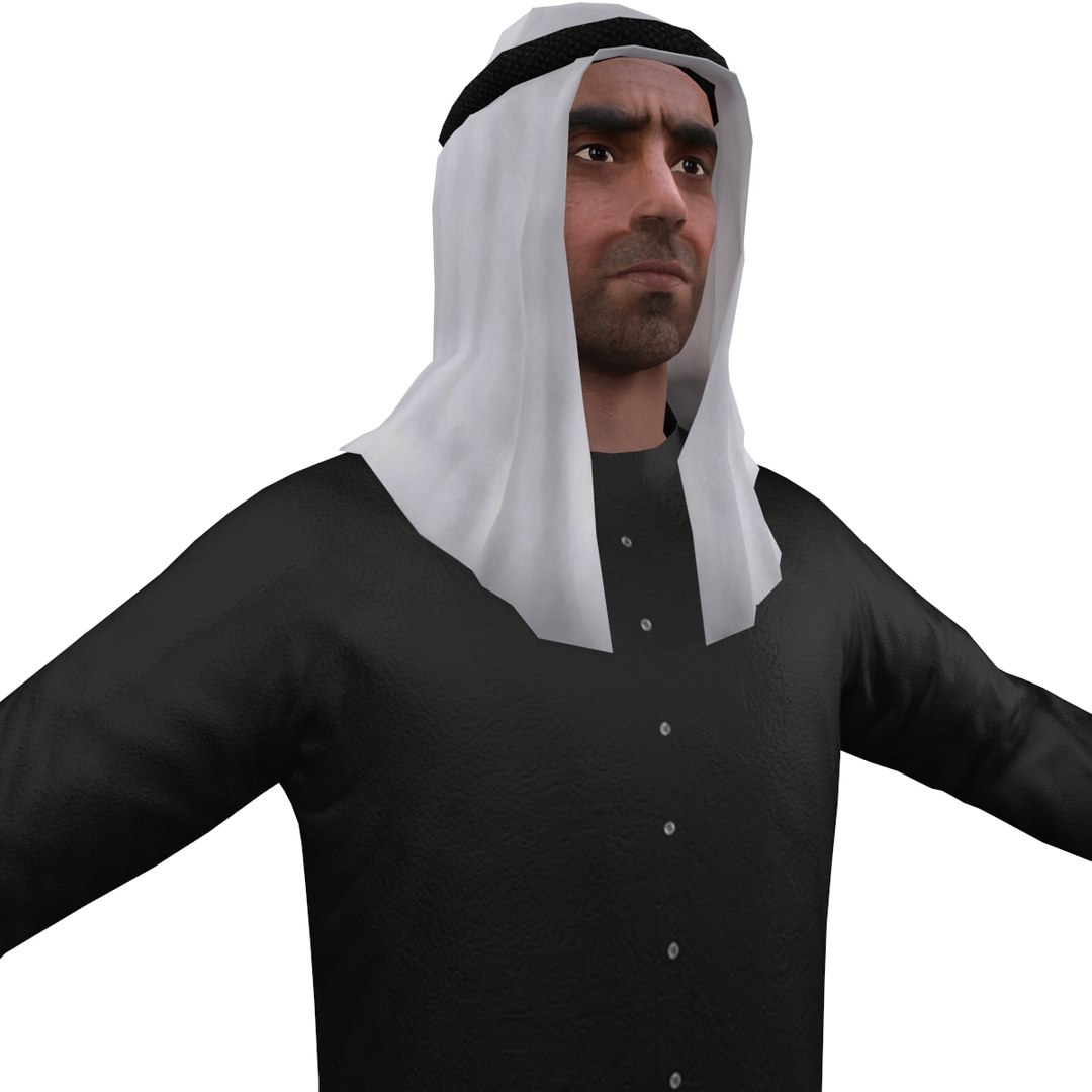 3d Model Arab Man