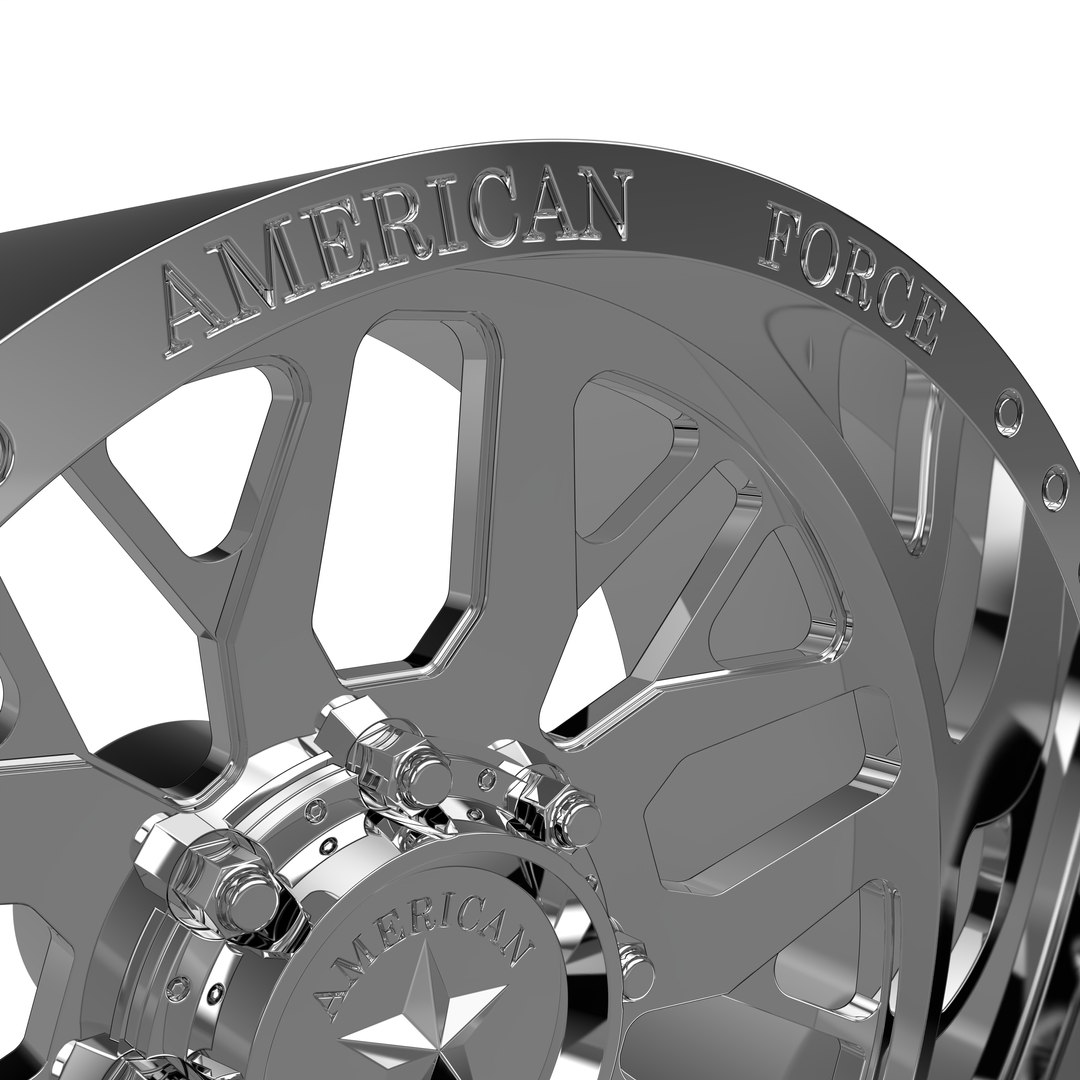 AMERICAN RACING CK18 PANIC CC WHEEL RIM 3D Model - TurboSquid 2147775