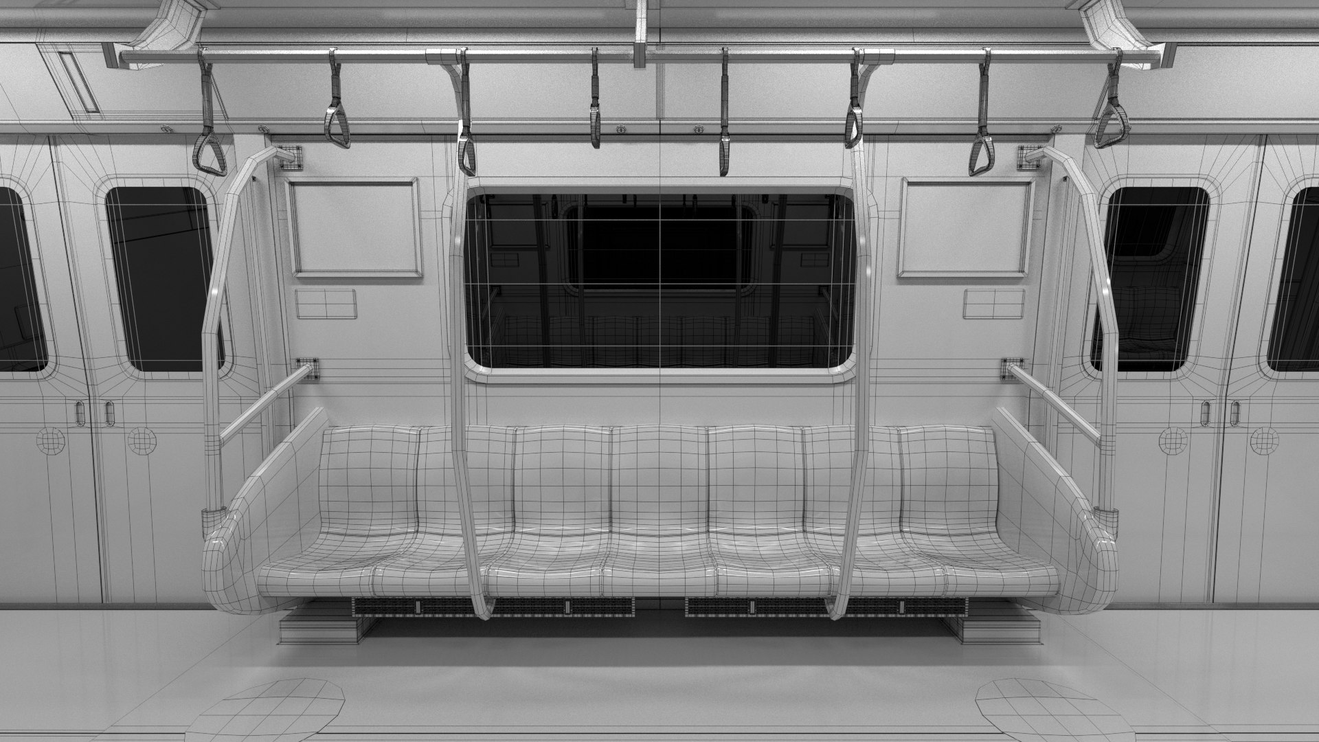 3D Seoul Metro Line No9 Interior - TurboSquid 1850079