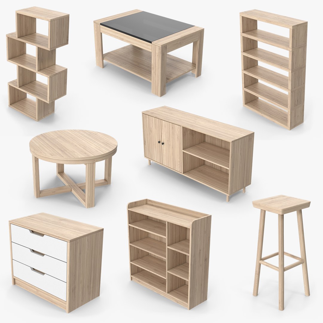 8 Furniture Models Collection 3D model - TurboSquid 2030106