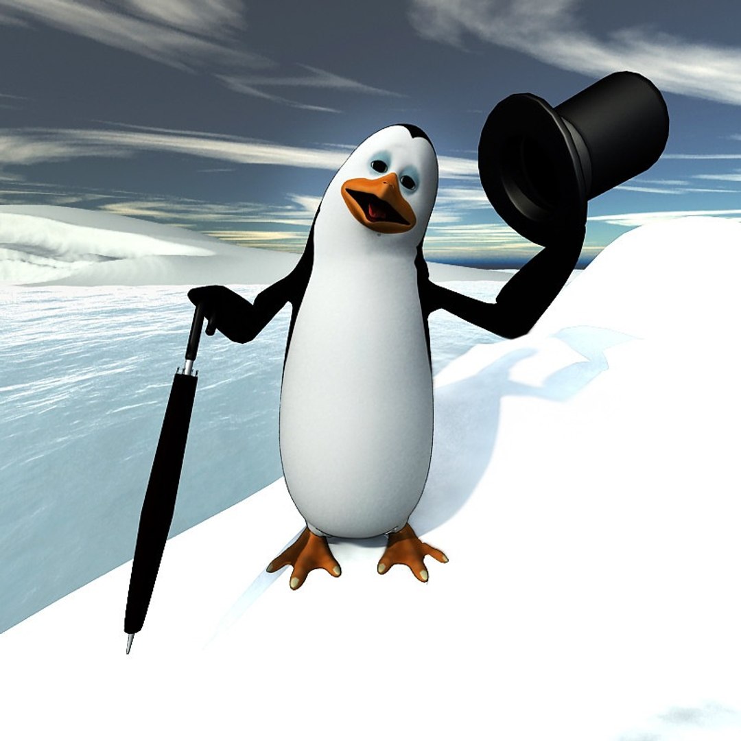3d Pinguin Chiko Model