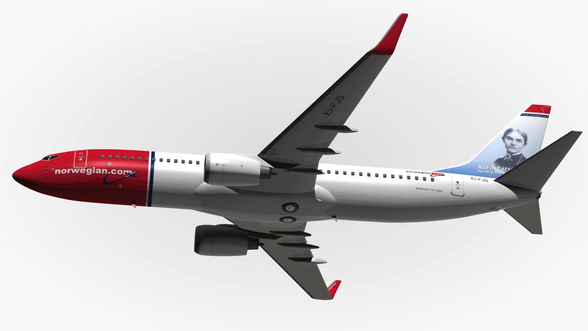 3d Model Boeing Norwegian
