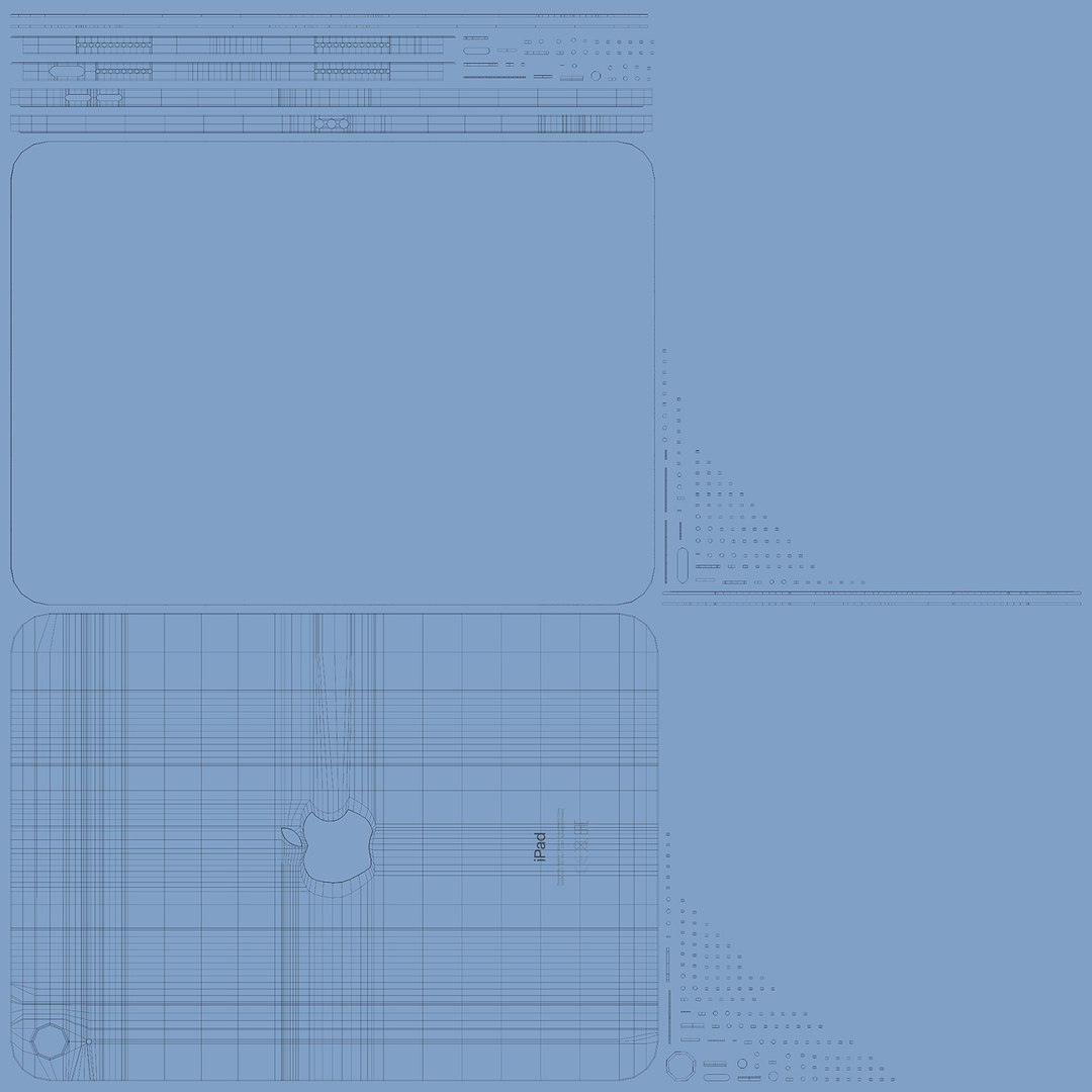 3D IPAD 10 th - TurboSquid 2134077