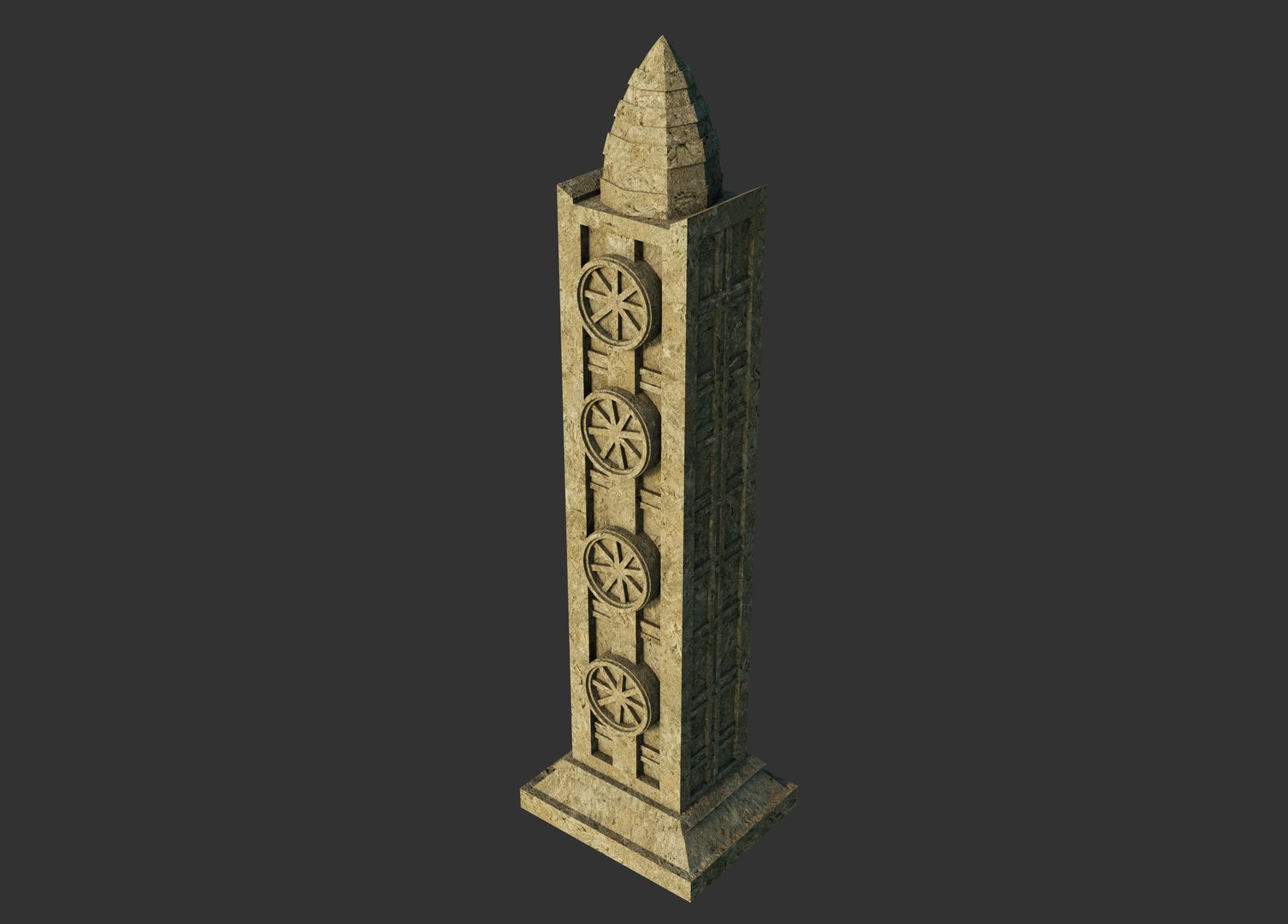 Free Ancient Fantasy Pillar 3D Model - TurboSquid 2291481