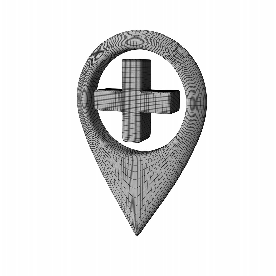 3D Health Marker Silver Model - TurboSquid 2317264