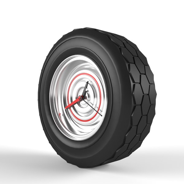 3d wall clock wheel model