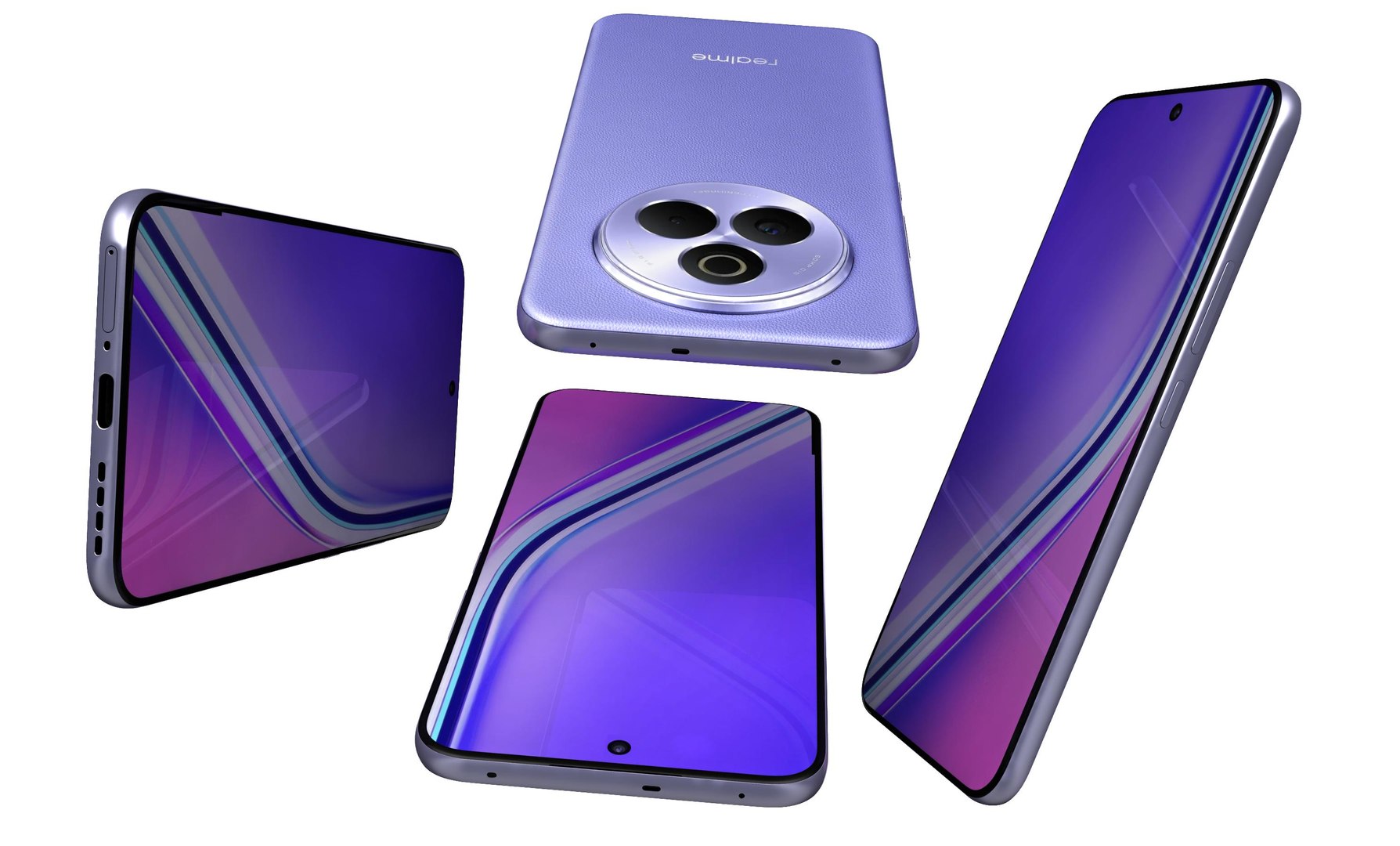 Realme P3 Pro Galaxy Purple 3D Model - TurboSquid 2377711
