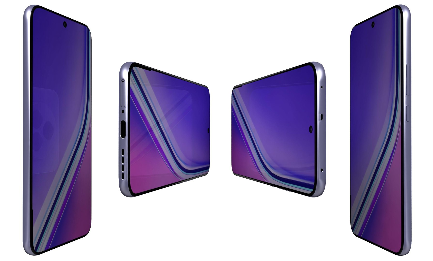 Realme P3 Pro Galaxy Purple 3D Model - TurboSquid 2377711