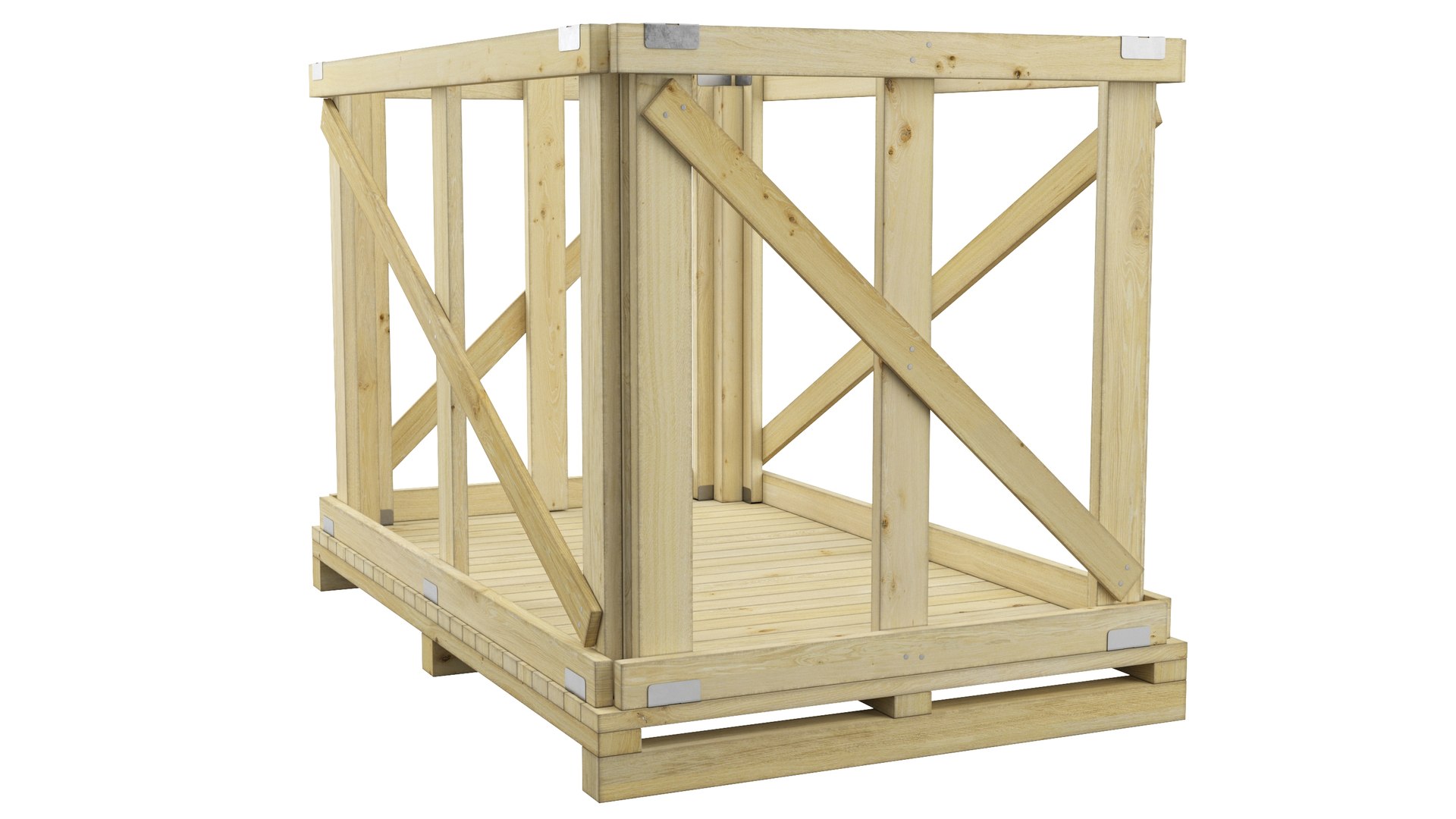 Shipping Crate 3D Model - TurboSquid 2044125