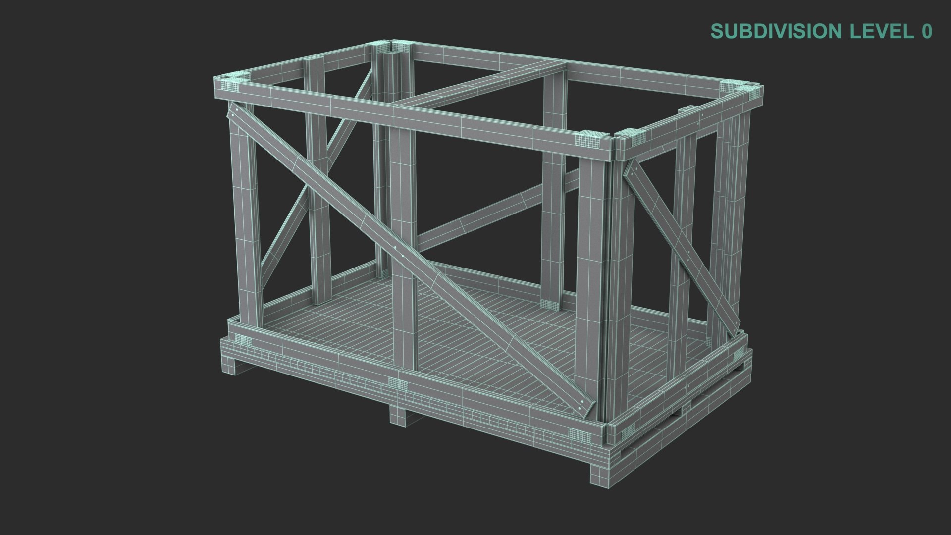 Shipping Crate 3D Model - TurboSquid 2044125