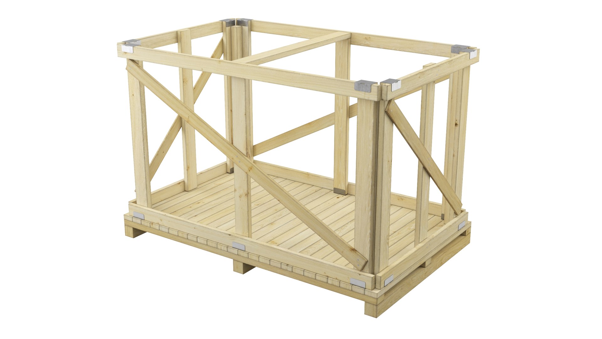 Shipping Crate 3D Model - TurboSquid 2044125