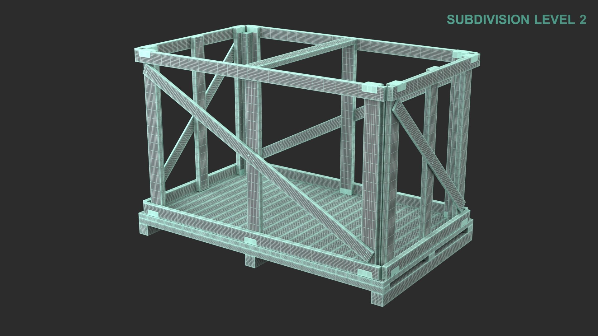 Shipping Crate 3D Model - TurboSquid 2044125